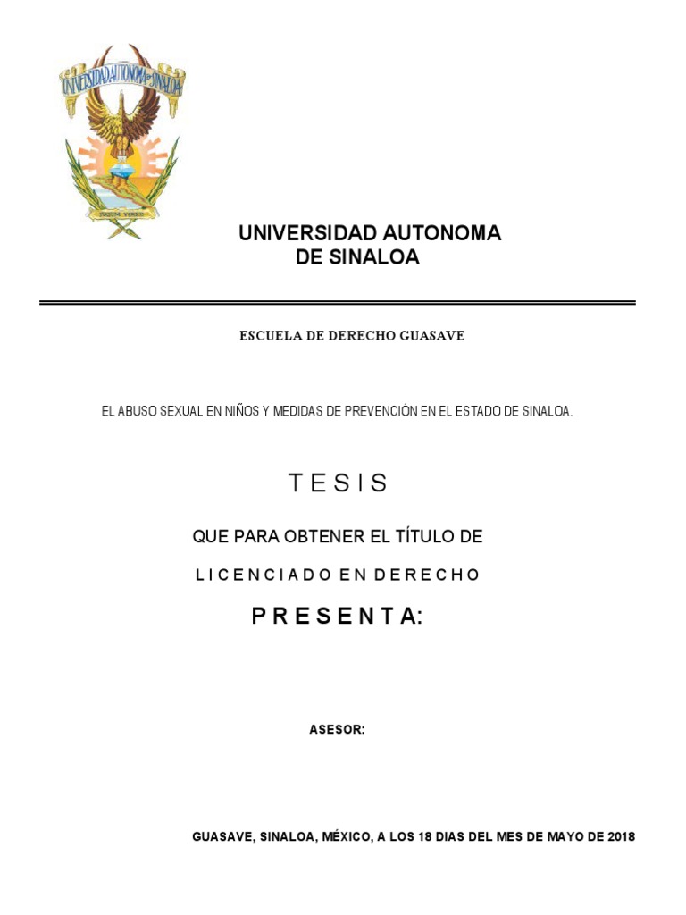 Caratula Tesis | PDF