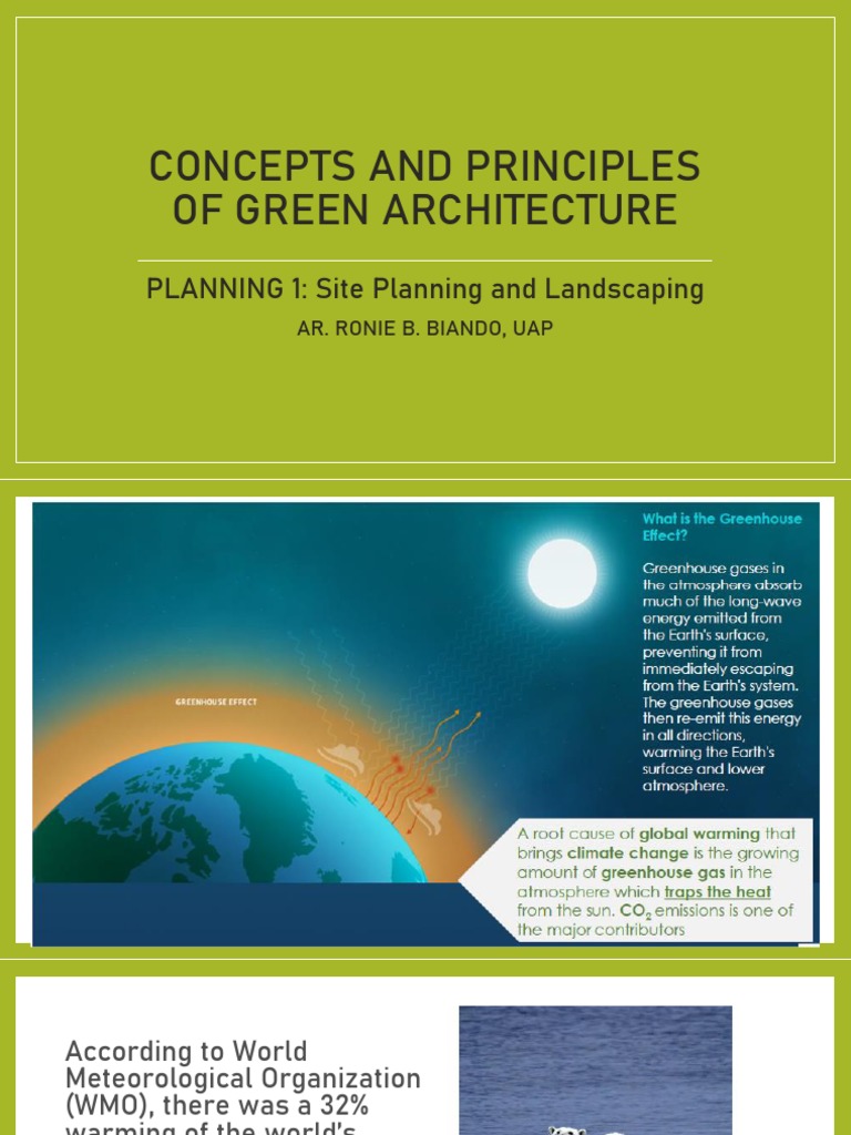 LEC 06 - Principles-of-Green-Architecture | PDF | Green Building ...