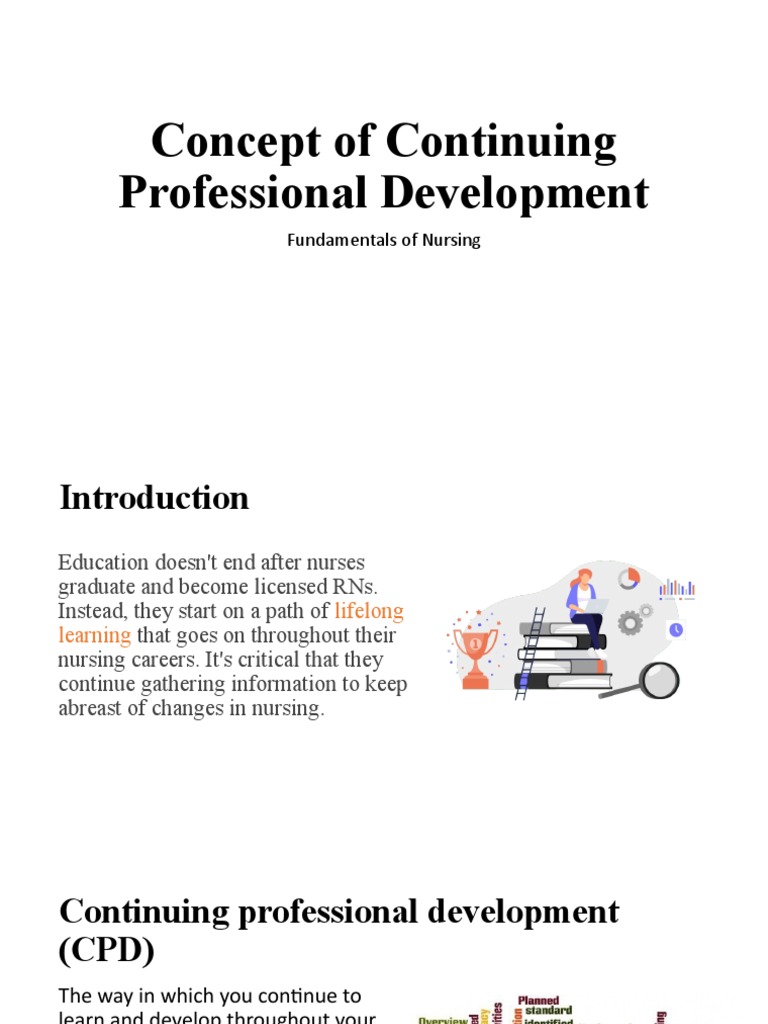Concept of Continuing Professional Development | PDF | Nursing | Professional Development