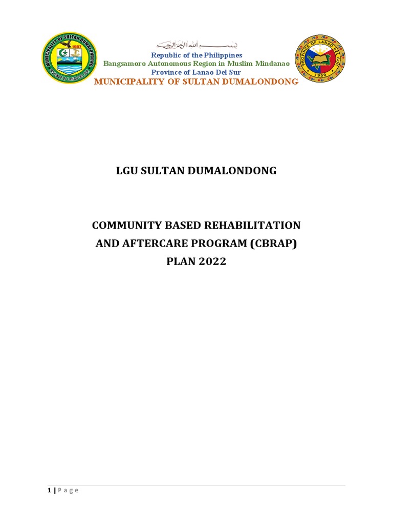 Cbrap Plan | PDF | Philippines | Government
