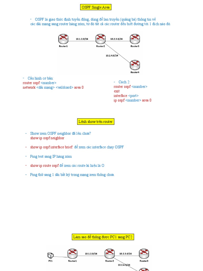 30 Ospf Single Area | PDF