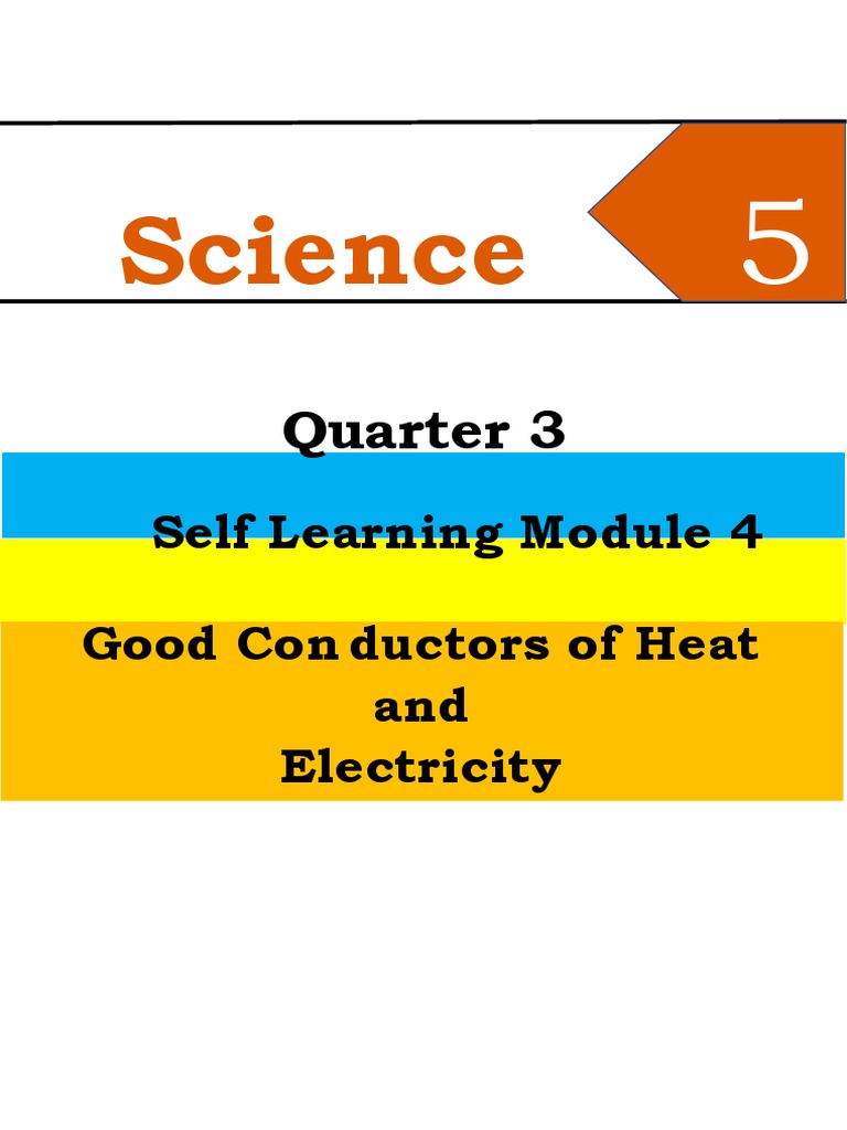 Science 5 Q3 Module 4 Pdf Electrical Conductor Insulator