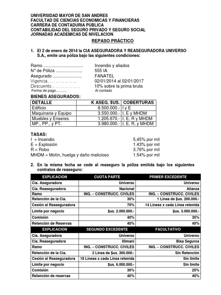 Cpa 403 Reaseguros Dif-Sin | PDF | Seguro | Reaseguro