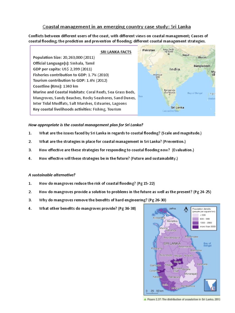 Lesson 10 - Sri Lanka Case Study Questions | PDF