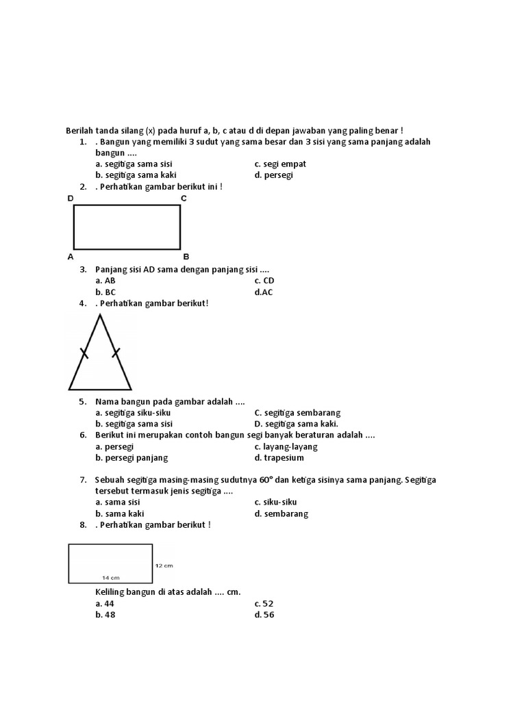 Soal Pts MTK | PDF | Metode & Bahan Ajar