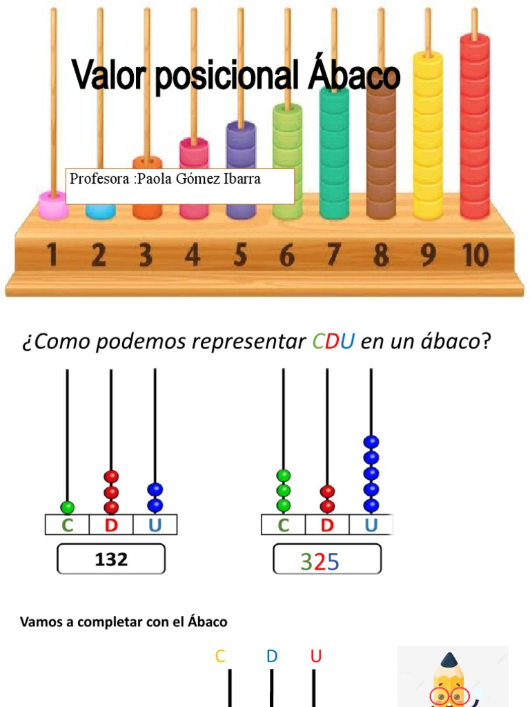 Valor Posicional Ábaco | PDF