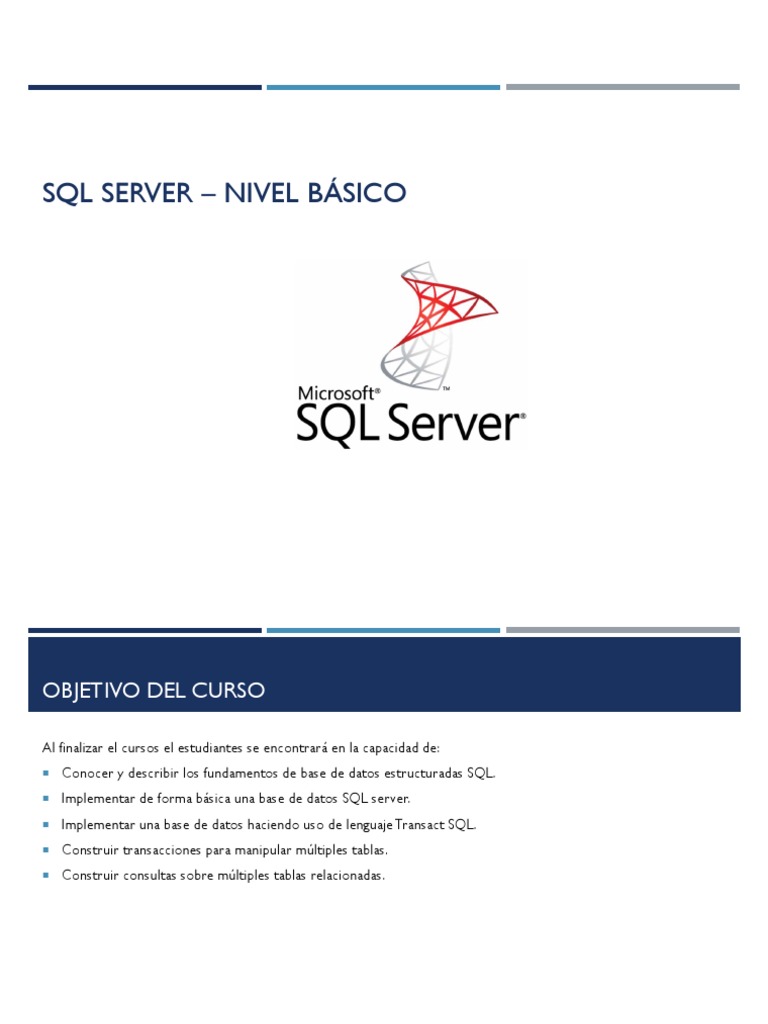 Clase 1 | PDF | Bases de datos | SQL
