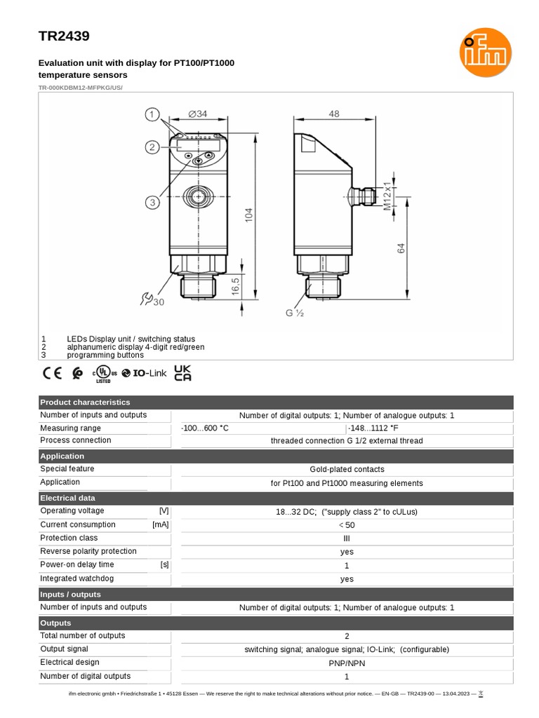 TR2439 00 - en GB | PDF