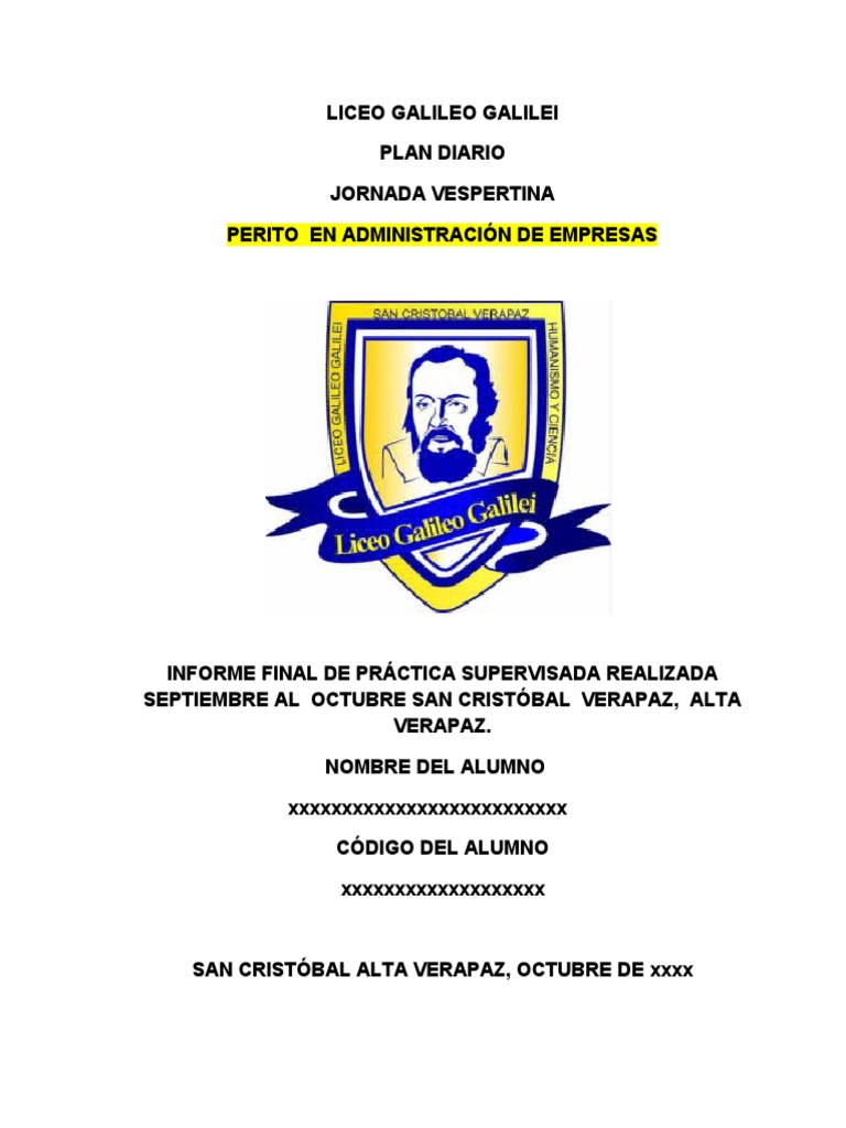 Caratula Informe | PDF