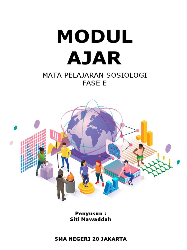Modul Ajar Fase E - Sosiologi | PDF