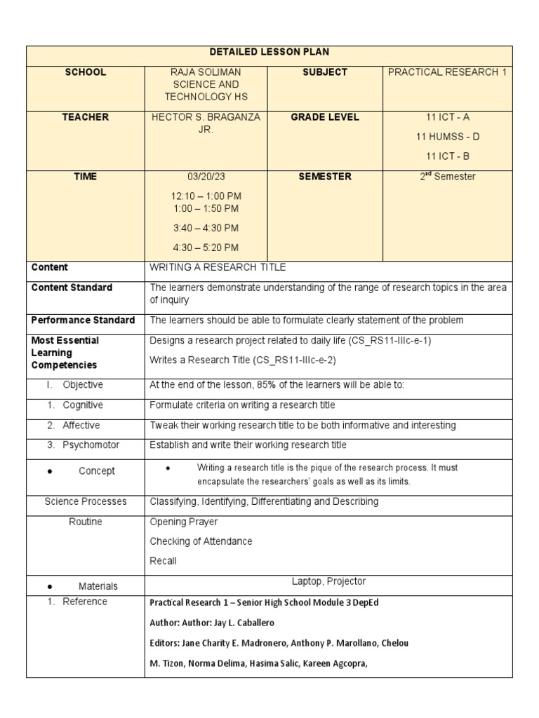 Crafting Effective Research Titles | PDF | Noun | Word