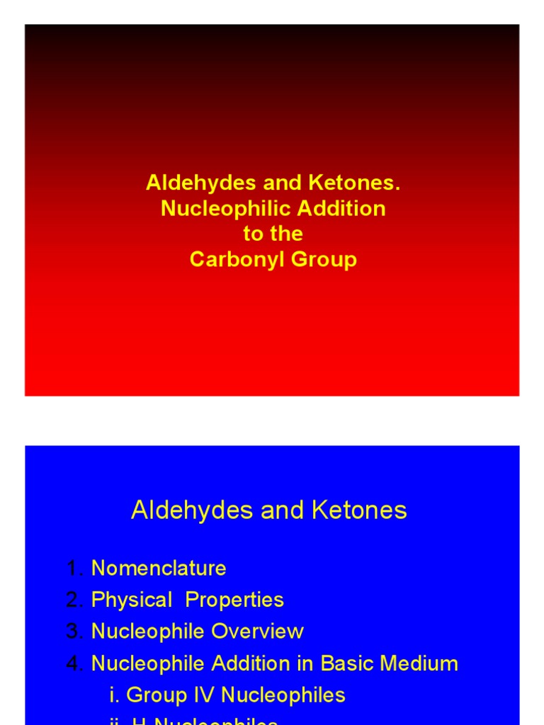 Reaksi Adisi Nukleofilik Pada Aldehid Dan Keton | PDF | Sains & Matematika