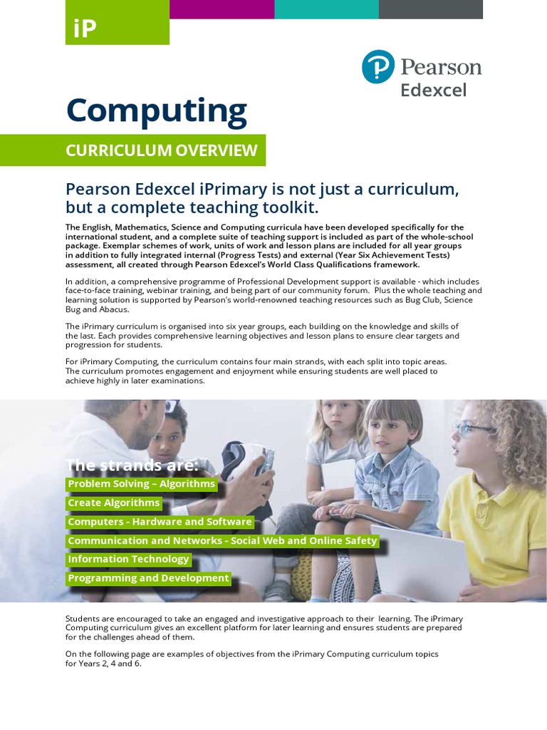 PEDX Worksheet IP Computing Curriculum Overview | PDF | Computer ...