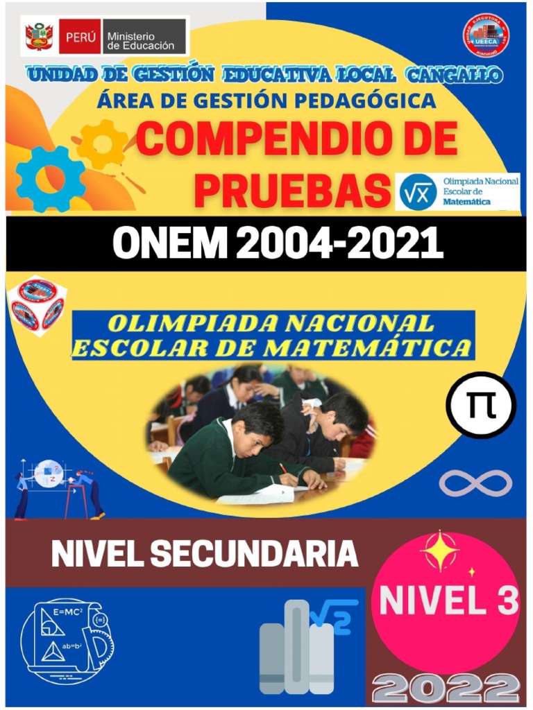 Compendio 2004 2021 Onem Nivel 3 | PDF | Triángulo | Pi