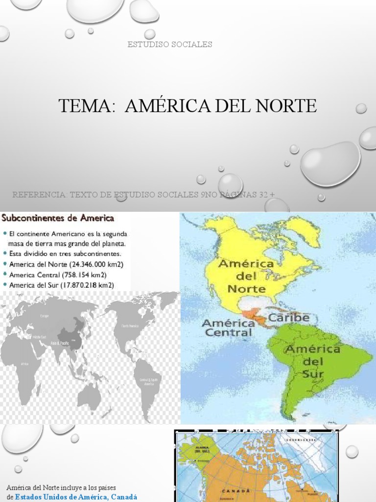 Geografía y Cultura de América del Norte | PDF | Américas | Centroamérica