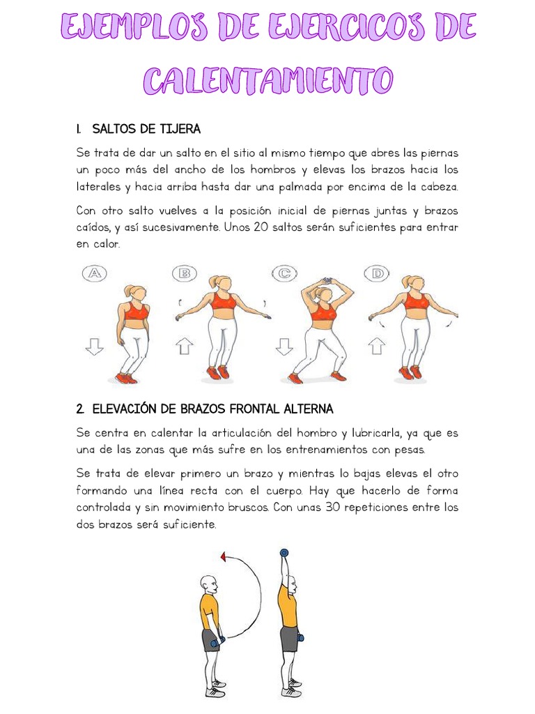 Calentamiento | PDF | Rodilla | Tobillo