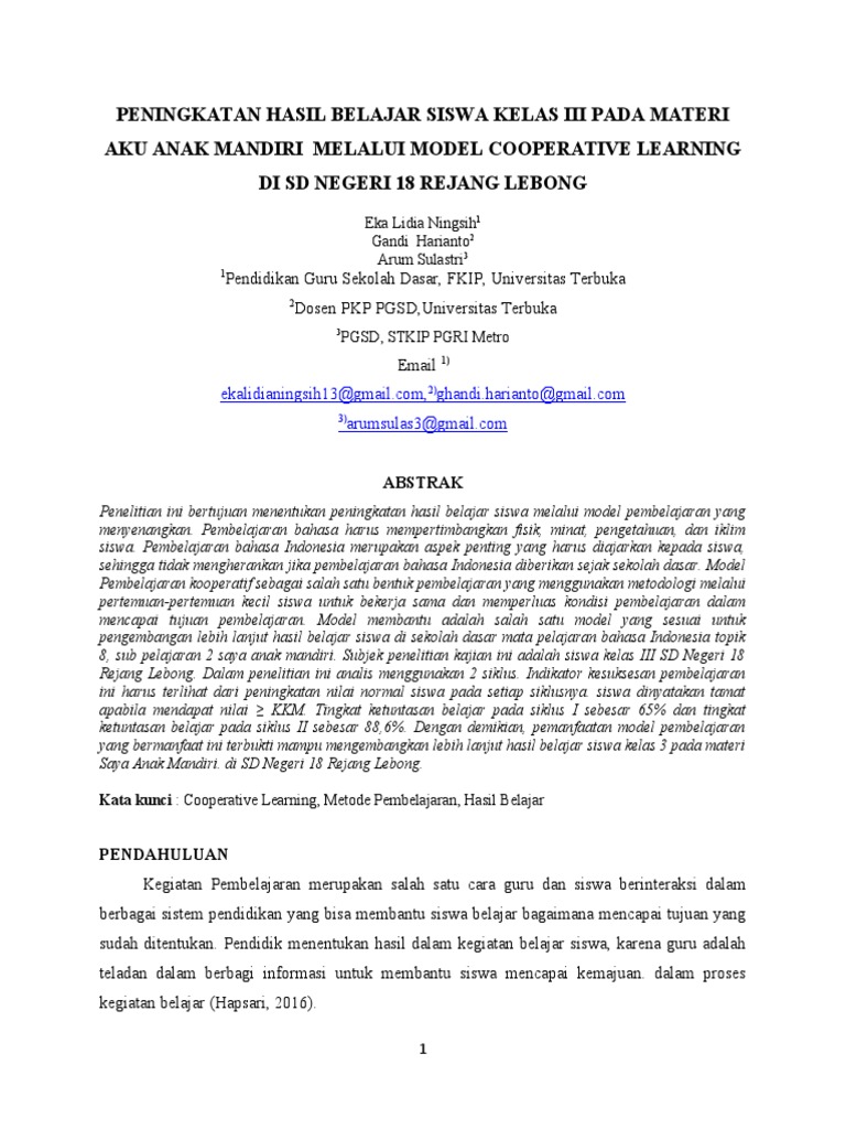 Karya Ilmiah Eka | PDF