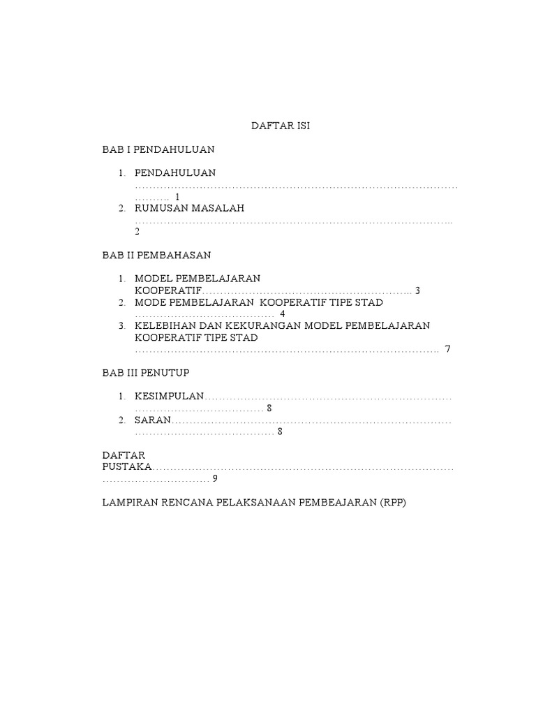Makalah Model Pemb Stad | PDF