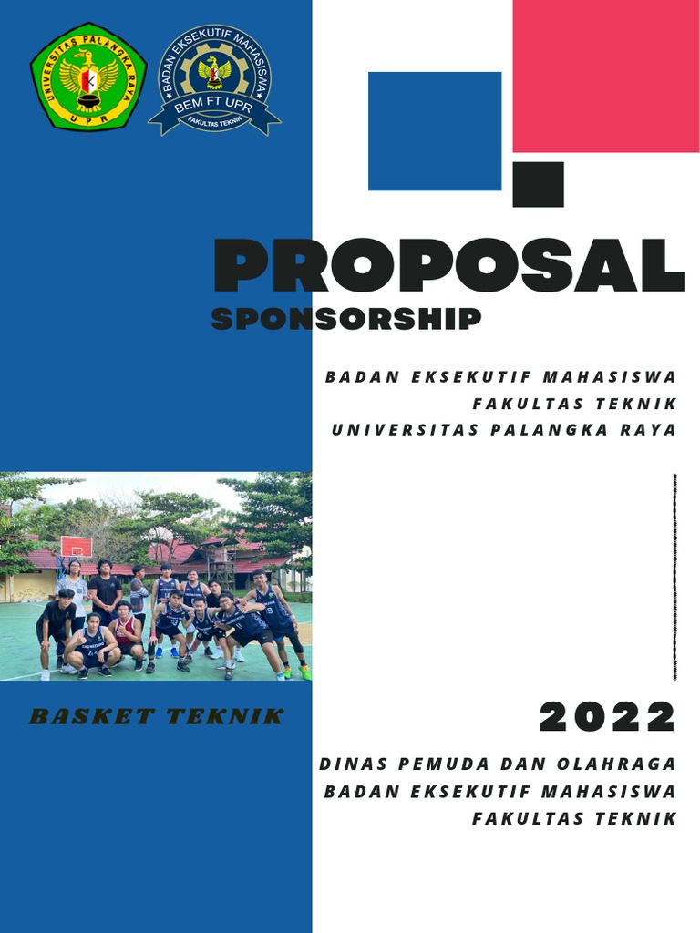 Proposal Sponsorship Basket Teknik UPR | PDF | Sains & Matematika