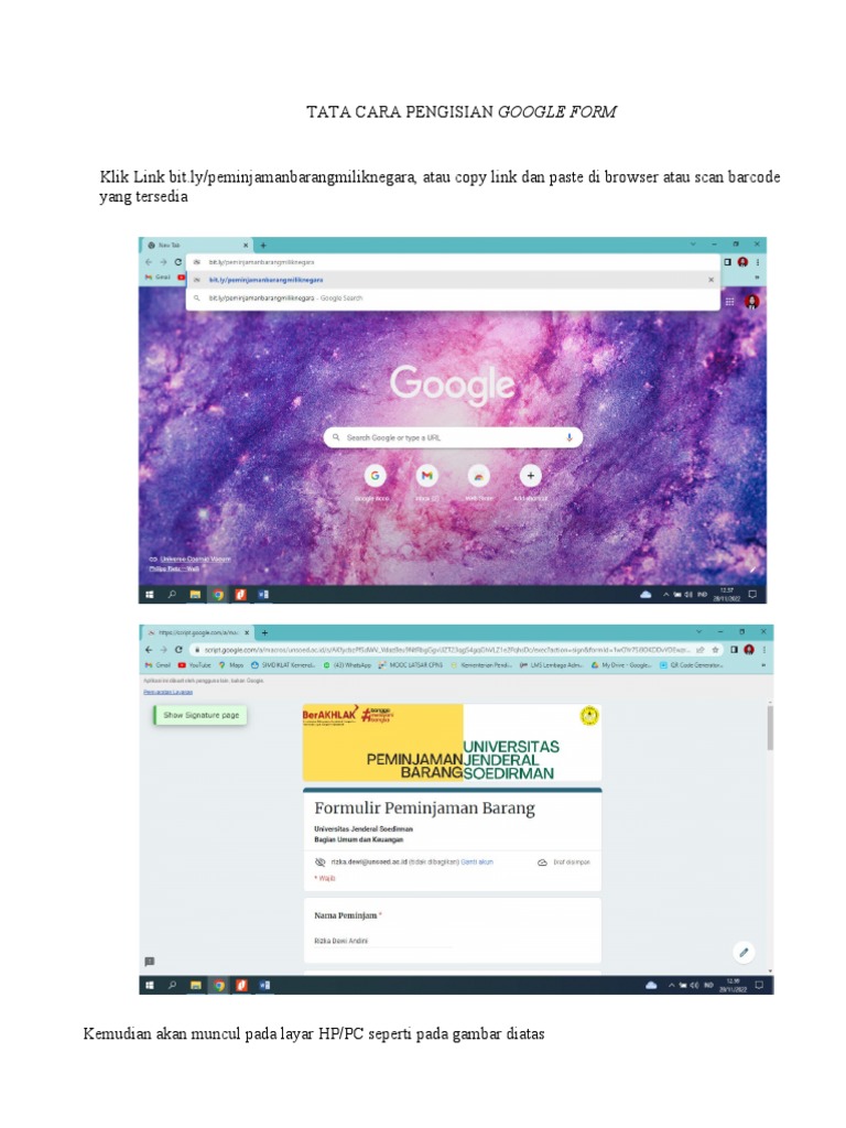 Cara-Pengisian Google Form | PDF