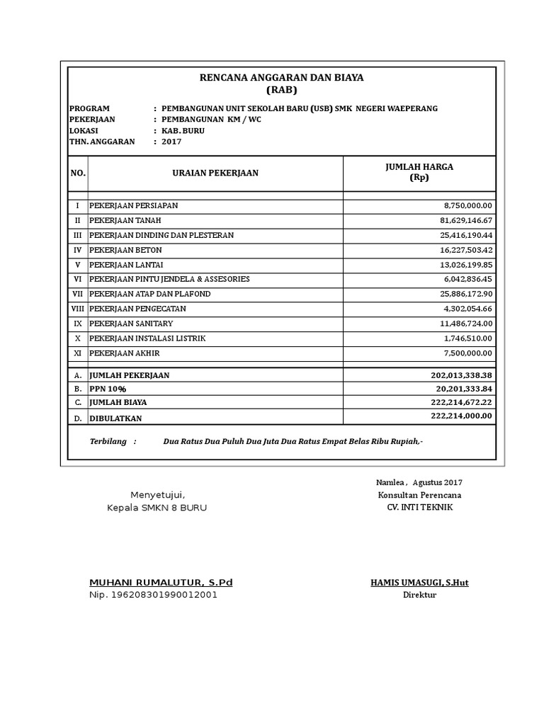 Rab KM WC Exel PDF Free 1 | PDF
