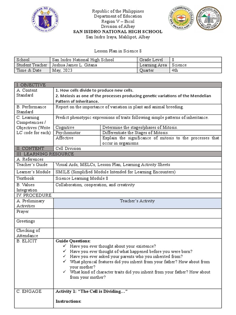 Science 8: Understanding Cell Division | PDF | Mitosis | Cognition