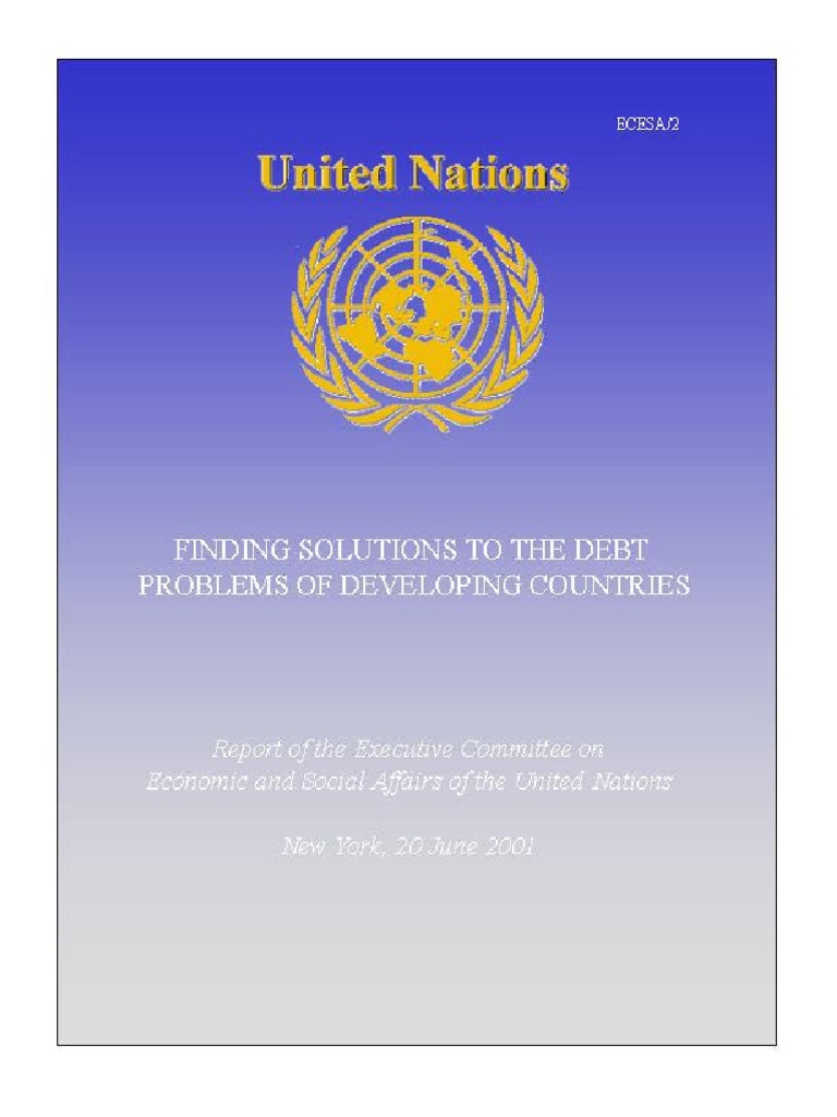 Ecesa 2 | PDF | Heavily Indebted Poor Countries | Debt