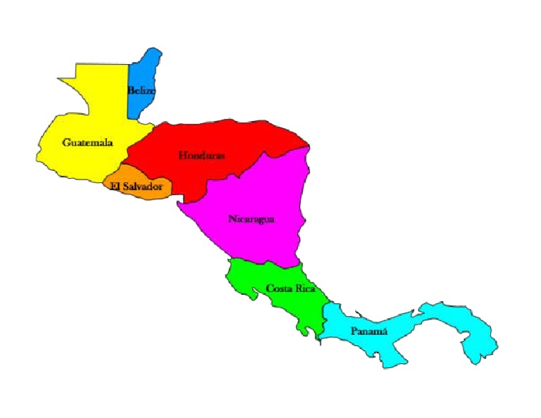 Mapa de Centroamerica | PDF