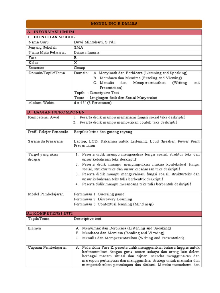 Informasi Umum | PDF | Seni & Disiplin Bahasa | Sains & Matematika