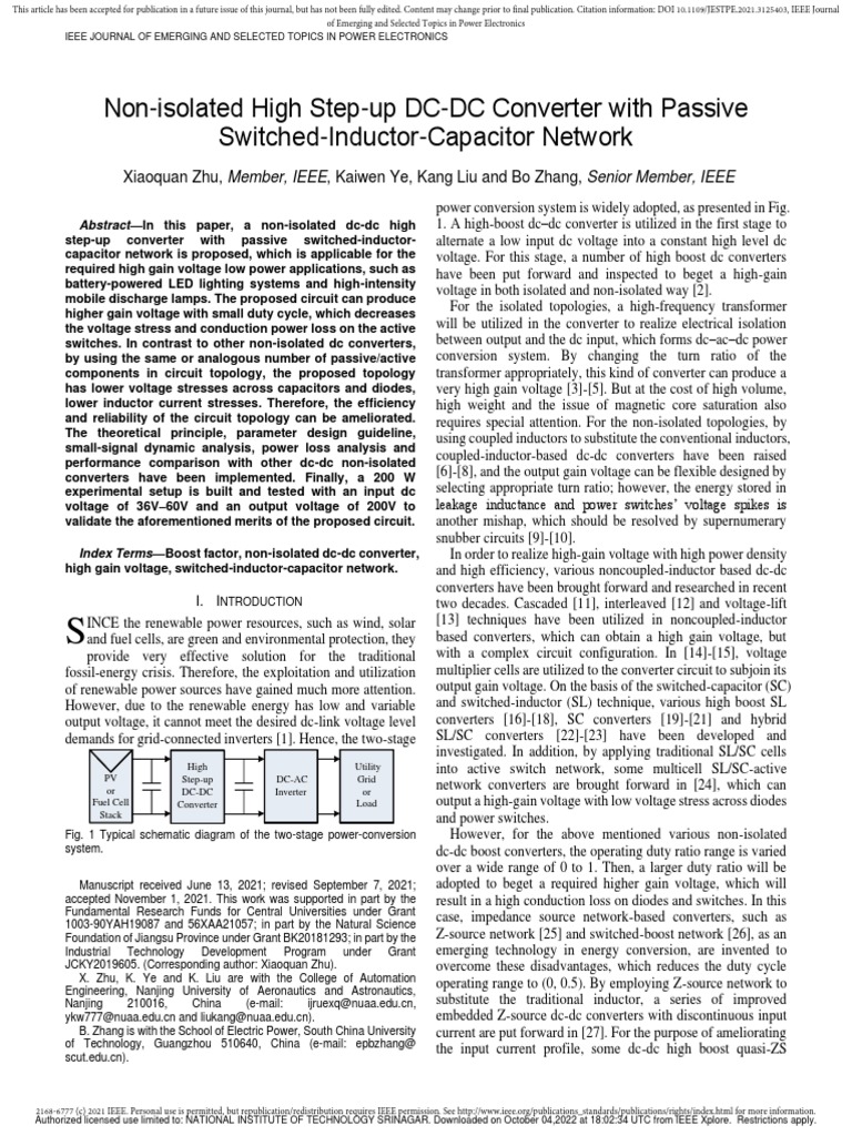High-Efficiency DC-DC Converter Design | PDF | Direct Current ...
