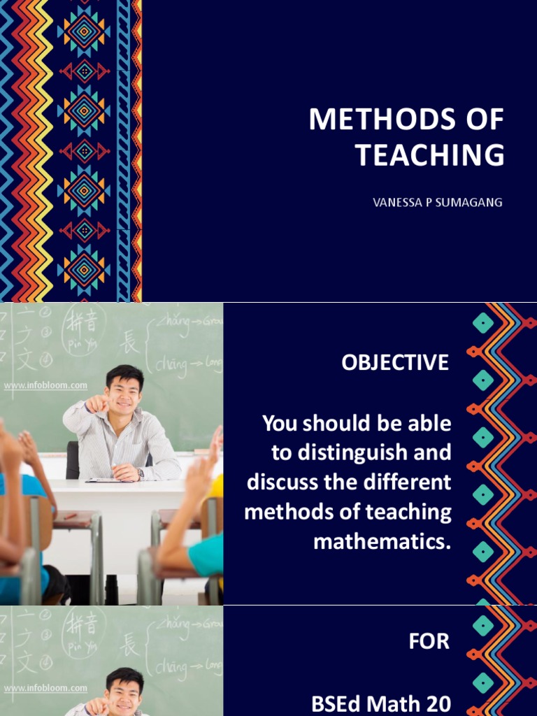 26 - Drill 4.1 - Methods of Teaching - Part 1 | PDF | Lecture | Teachers