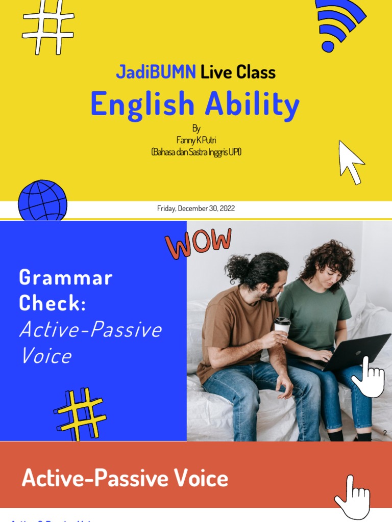 Grammer Check - Active Passive Voice | PDF | Verb | Grammatical Number