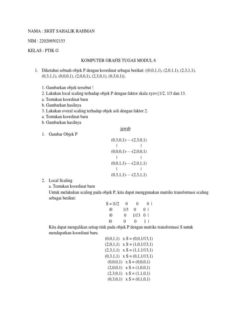 Sigit Sahalik Rahman Modul6 | PDF