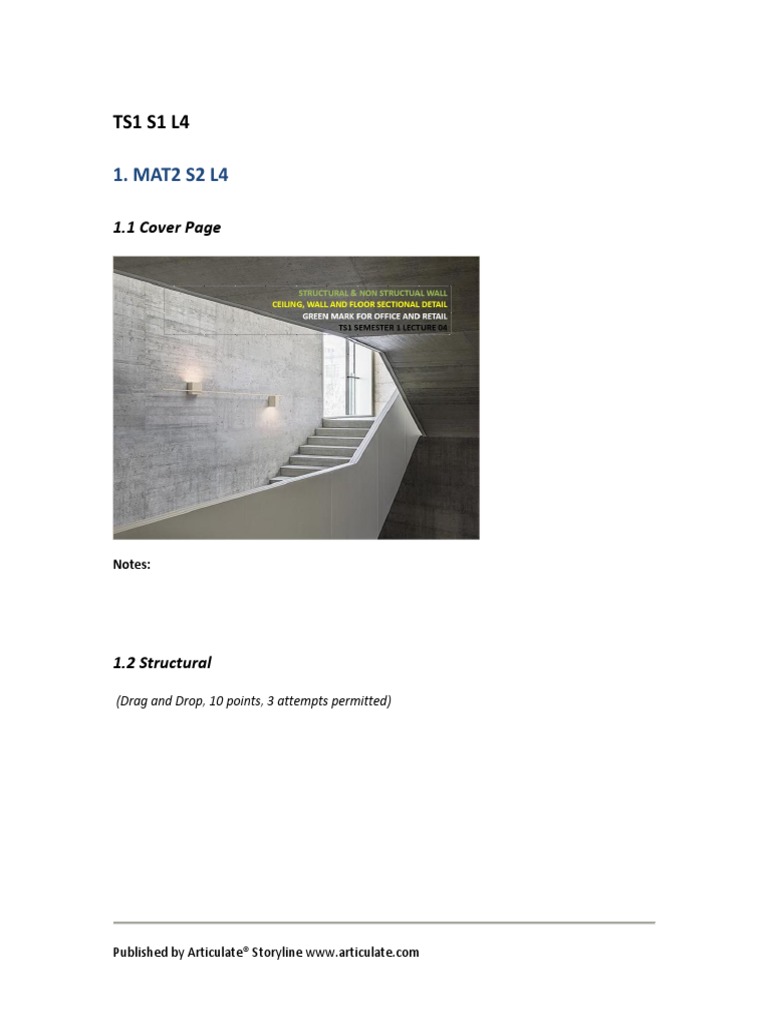 TS1 S1 L4 - Word-Combined | PDF | Wall | Tile