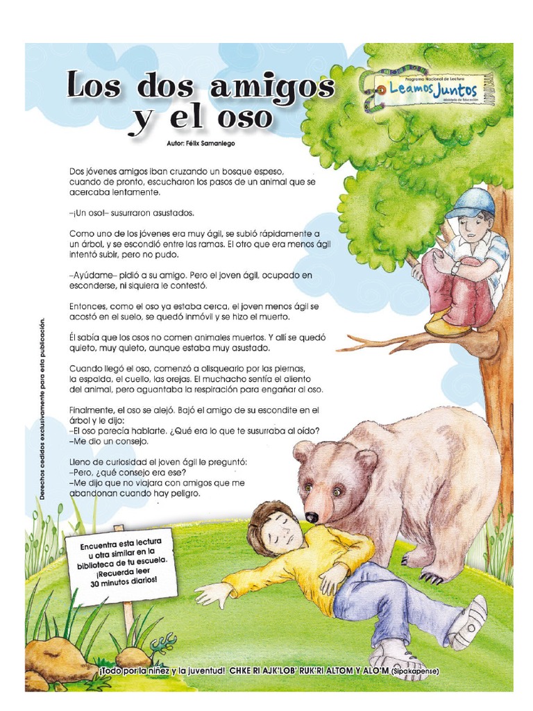 Los Dos Amigos y El Oso | PDF