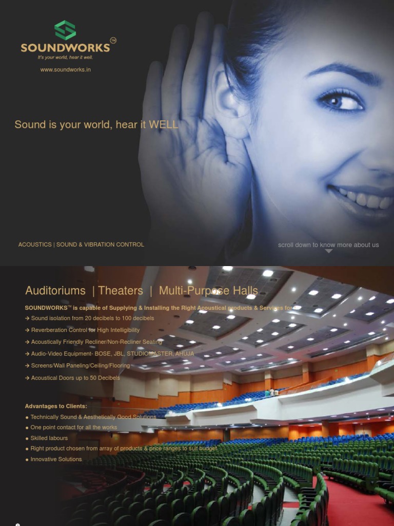 Soundworks Brochure | PDF | Acoustics | Qualia
