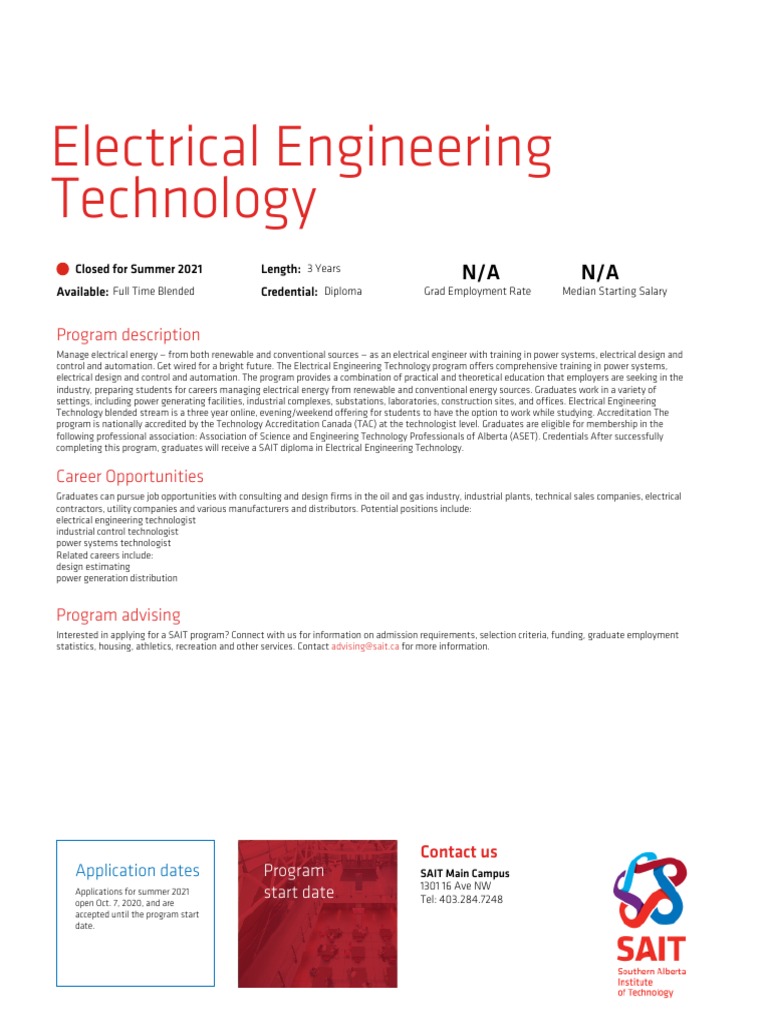 Electrical Engineering Diploma | PDF | University And College Admission ...