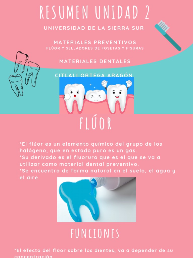 Fluor | PDF | Flúor | Adhesión