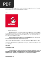 Jollibee BMC Mission&Vision | PDF | Marketing | Restaurants