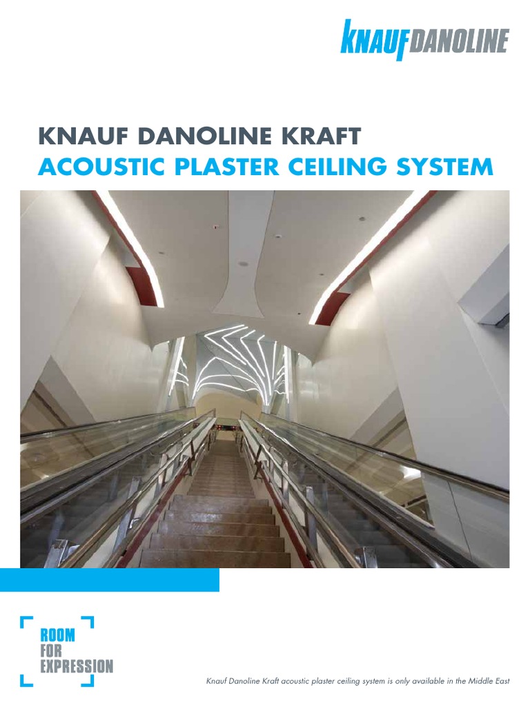 Knauf Danoline Kraft Acoustic Ceiling System | PDF | Plaster | Drywall