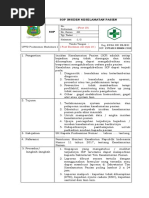 Sop X Kejadian Tidak Cedera (KTC) | PDF