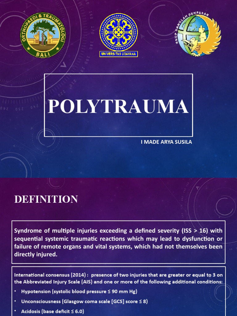 Polytrauma | PDF | Injury | Clinical Medicine