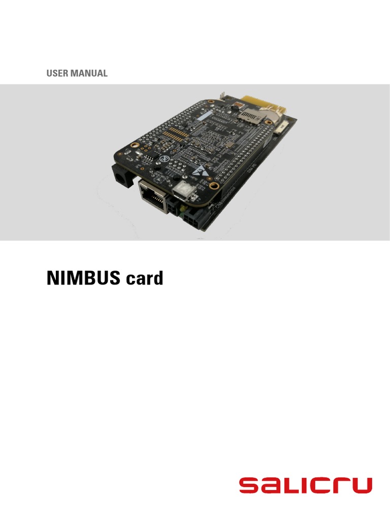 EL13901 - NIMBUS Card User Manual | PDF | Computer Network | World Wide Web