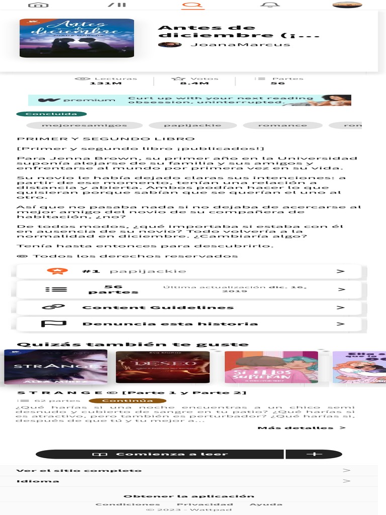 Wattpad Español - Donde Las Historias Viven - Wattpad | PDF