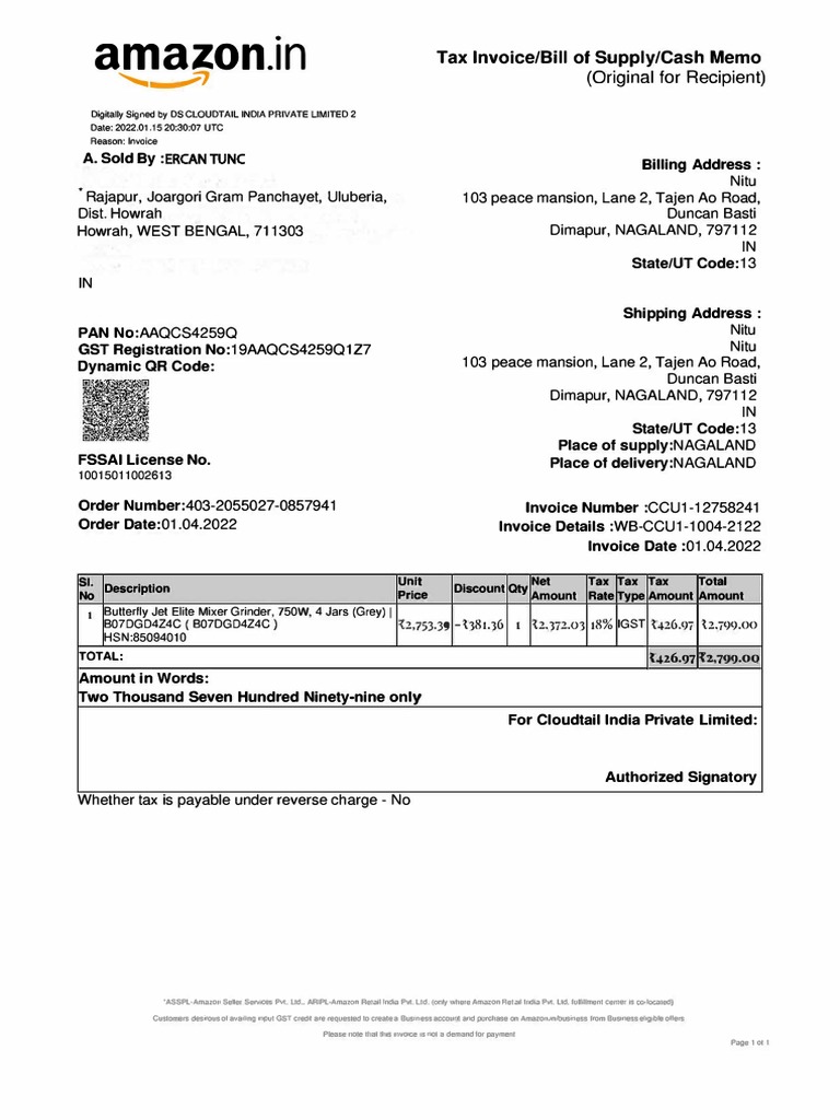 Amazon Satiş | PDF | Invoice | Public Finance