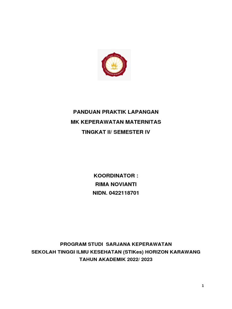 Panduan Praktik Keperawatan Maternitas | PDF | Pengembangan Diri | Sains & Matematika