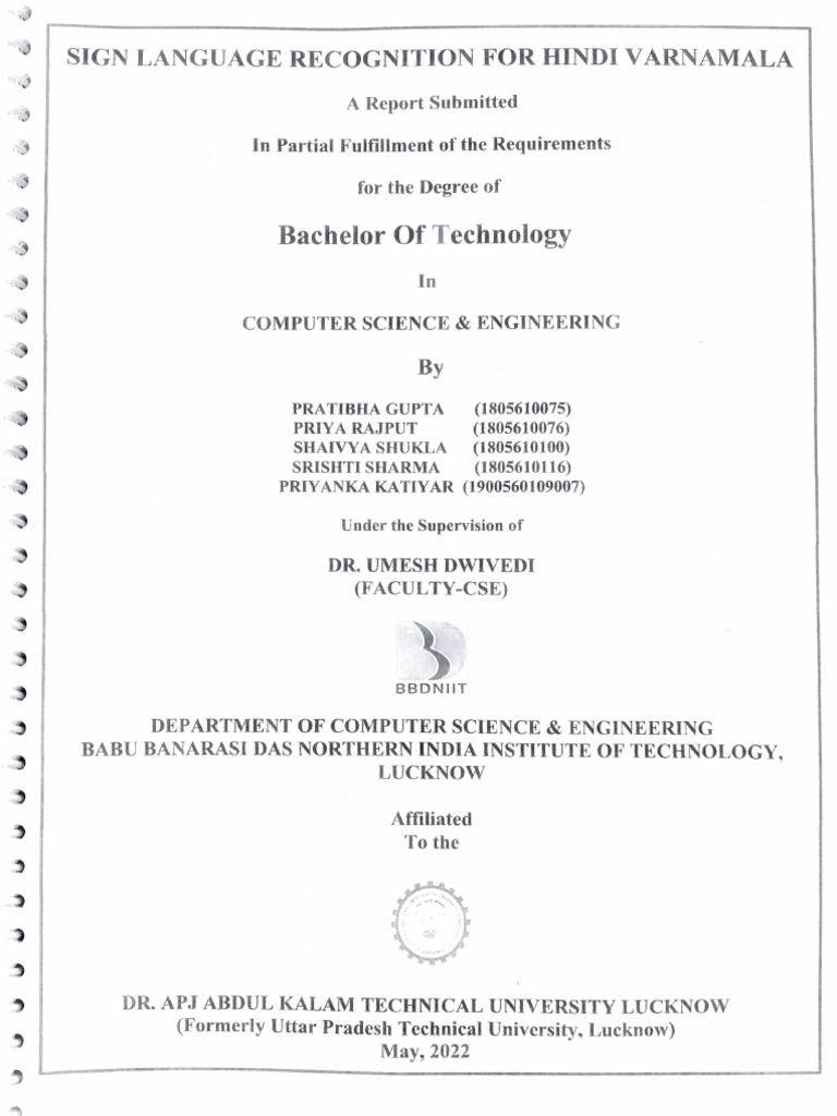 Sample Project Synopsis | PDF | Cognitive Science | Cognition