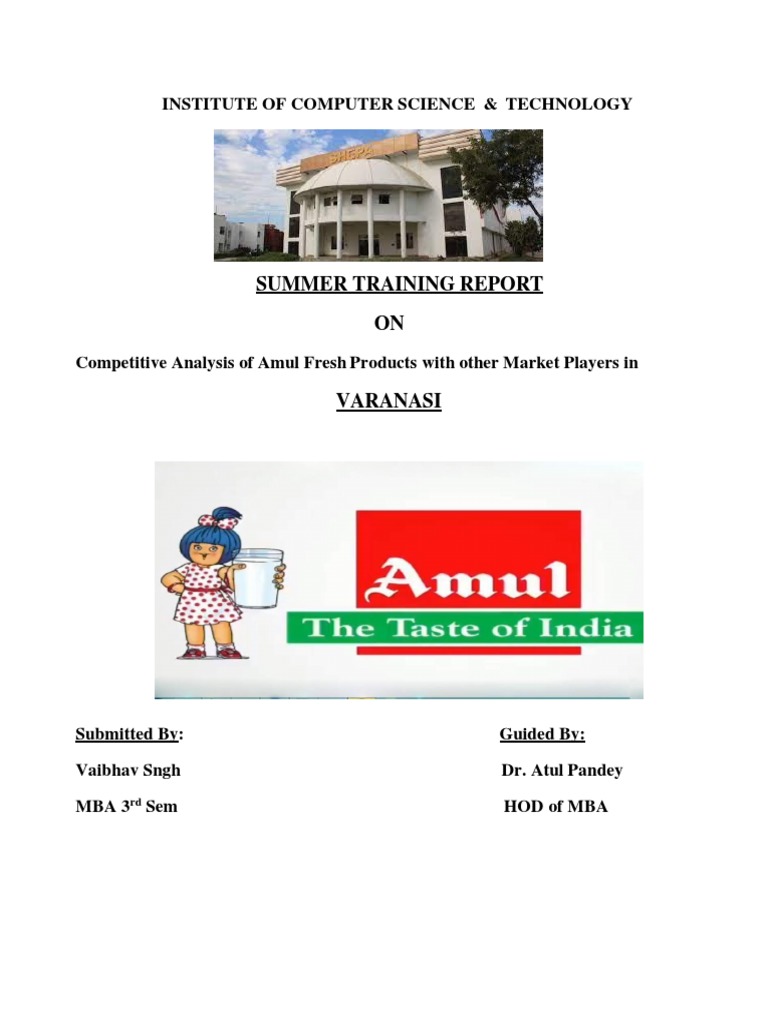 Amul Summer Traninig New | PDF | Cattle Products | Dairy Farming
