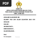 Janji Wasit Porseni Plos 2023 | PDF