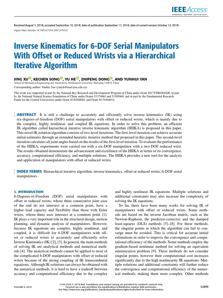 Inverse Kinematics For 6-DOF Serial Manipulators With Offset or Reduced ... Inverse Kinematics For 6-DOF Serial Manipulators With Offset or Reduced ...